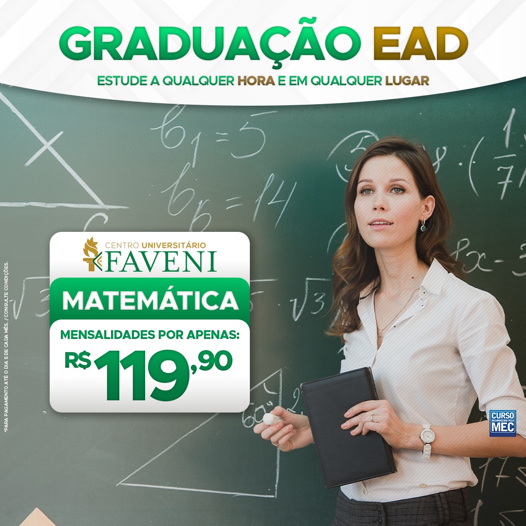 MATEMÁTICA – EAD - Faveni